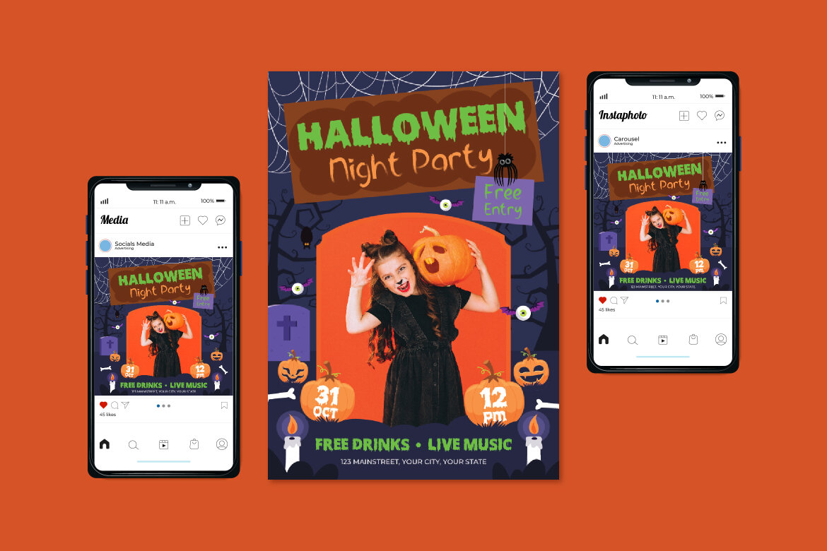 Halloween Party Flyer | Deeezy