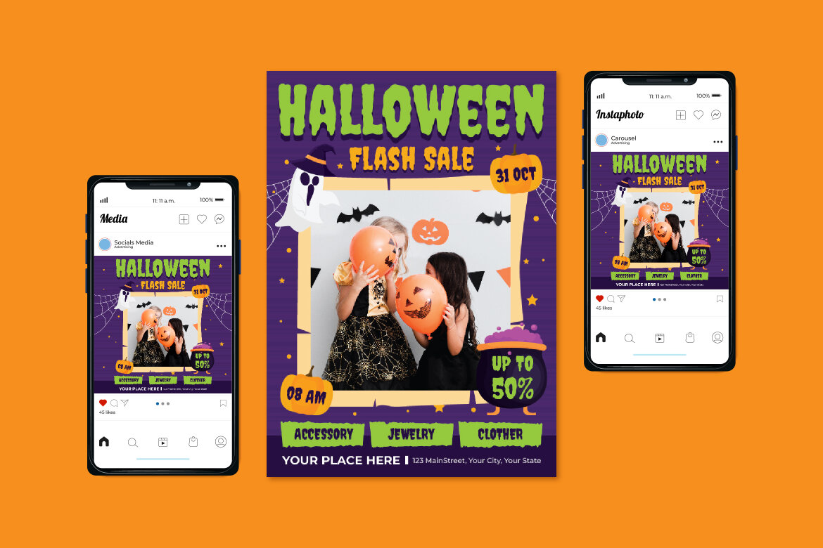 Halloween Sale Flyer | Deeezy