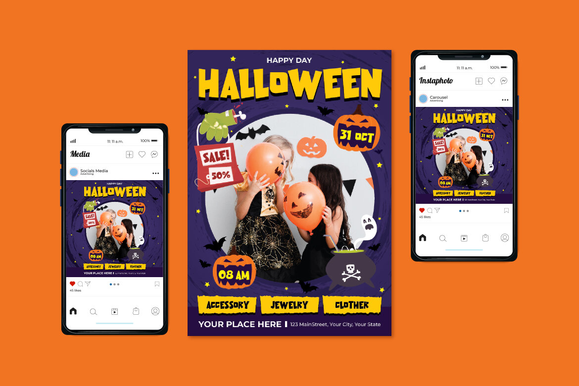 Halloween Sale Flyer | Deeezy