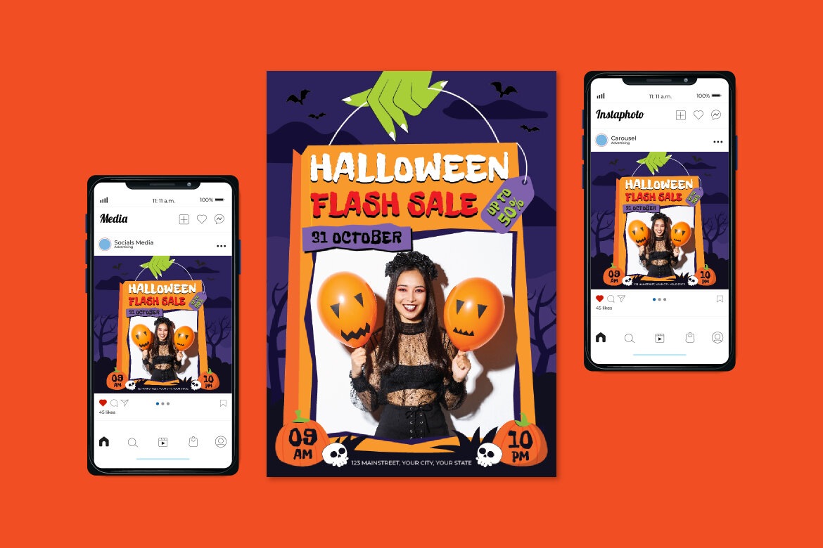Halloween Sale Flyer | Deeezy