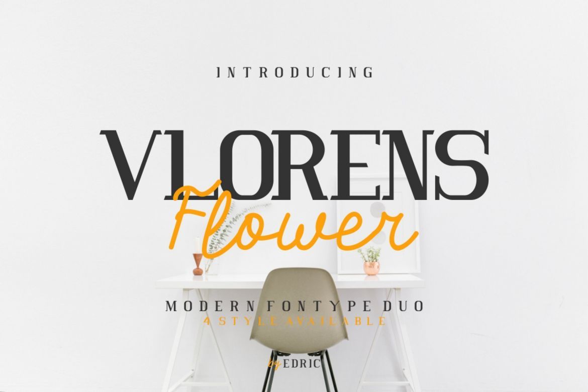 Vlorens Flower Fonts | Deeezy