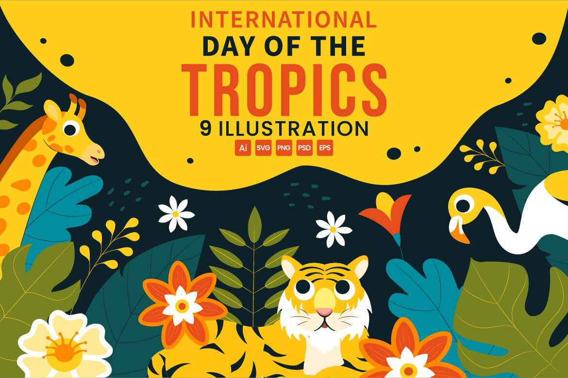 9 Day of the Tropics Illustration | Deeezy