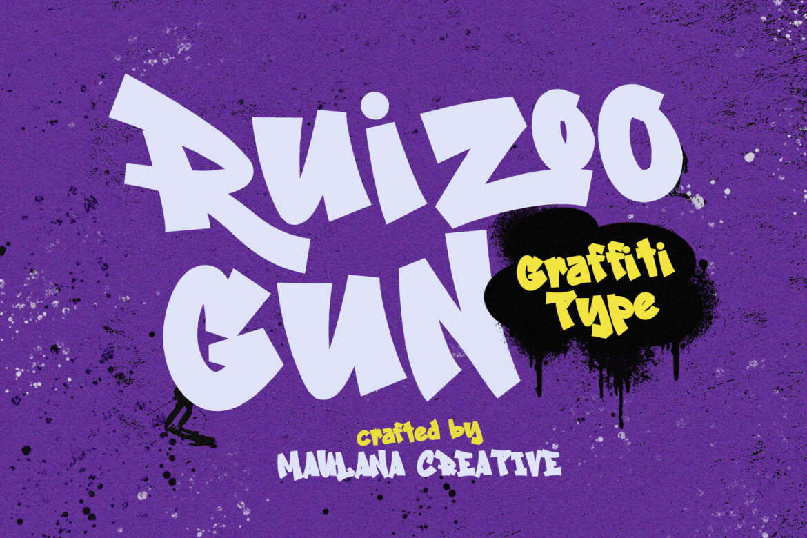 Ruizoo Gun Graffiti Type | Deeezy