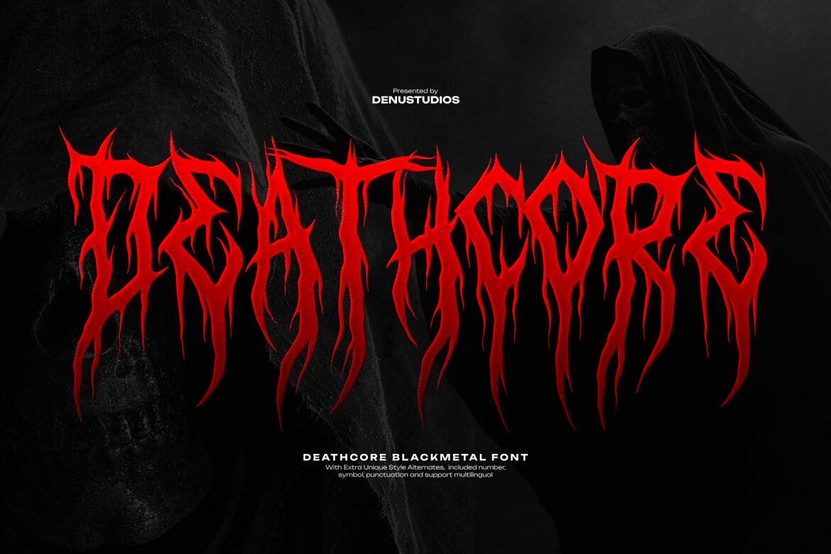 Deathcore | Black Metal Font | Deeezy