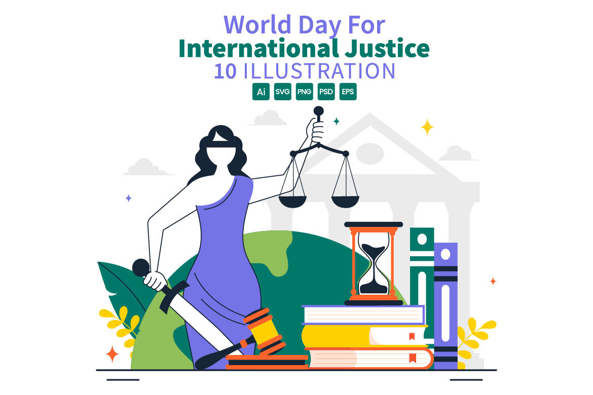 10 World Day for International Justice Illustration | Deeezy