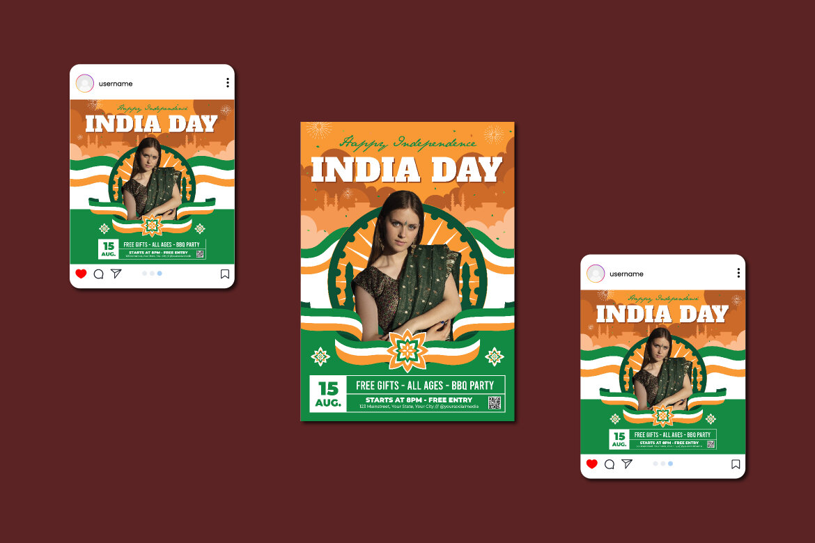 Independence India Day Flyer | Deeezy