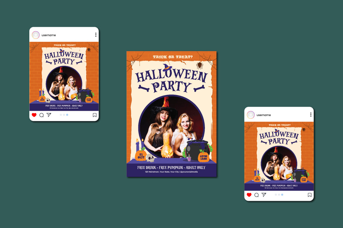 Halloween Party Flyer | Deeezy