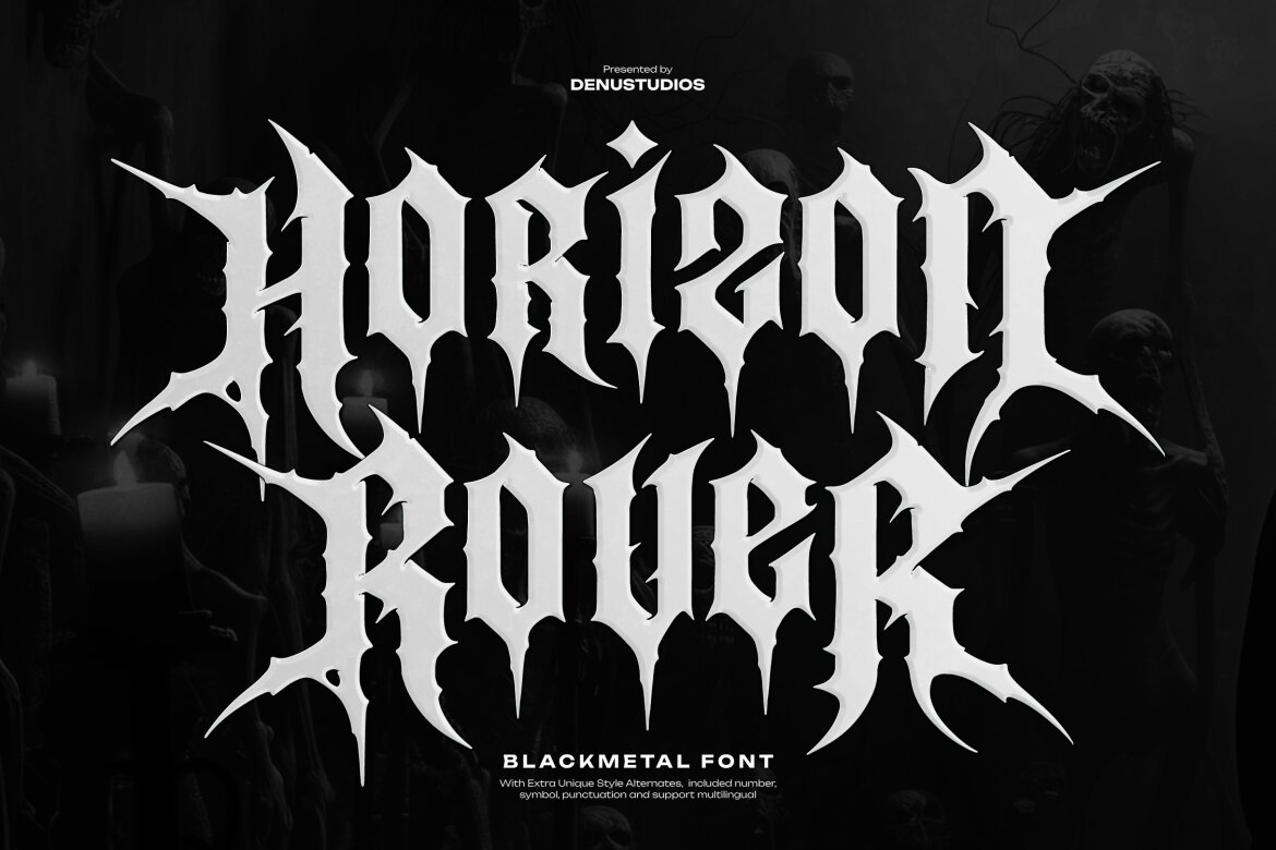 Horizon Rover | Black Metal Font | Deeezy