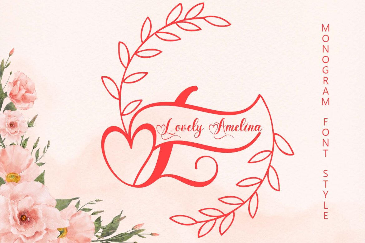 Lovely Amelina Monogram | Deeezy
