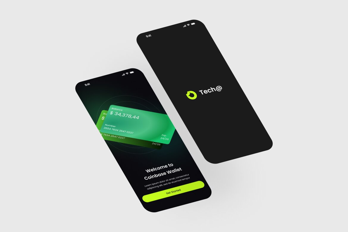 Tech@ - Banking App UI Kit | Deeezy