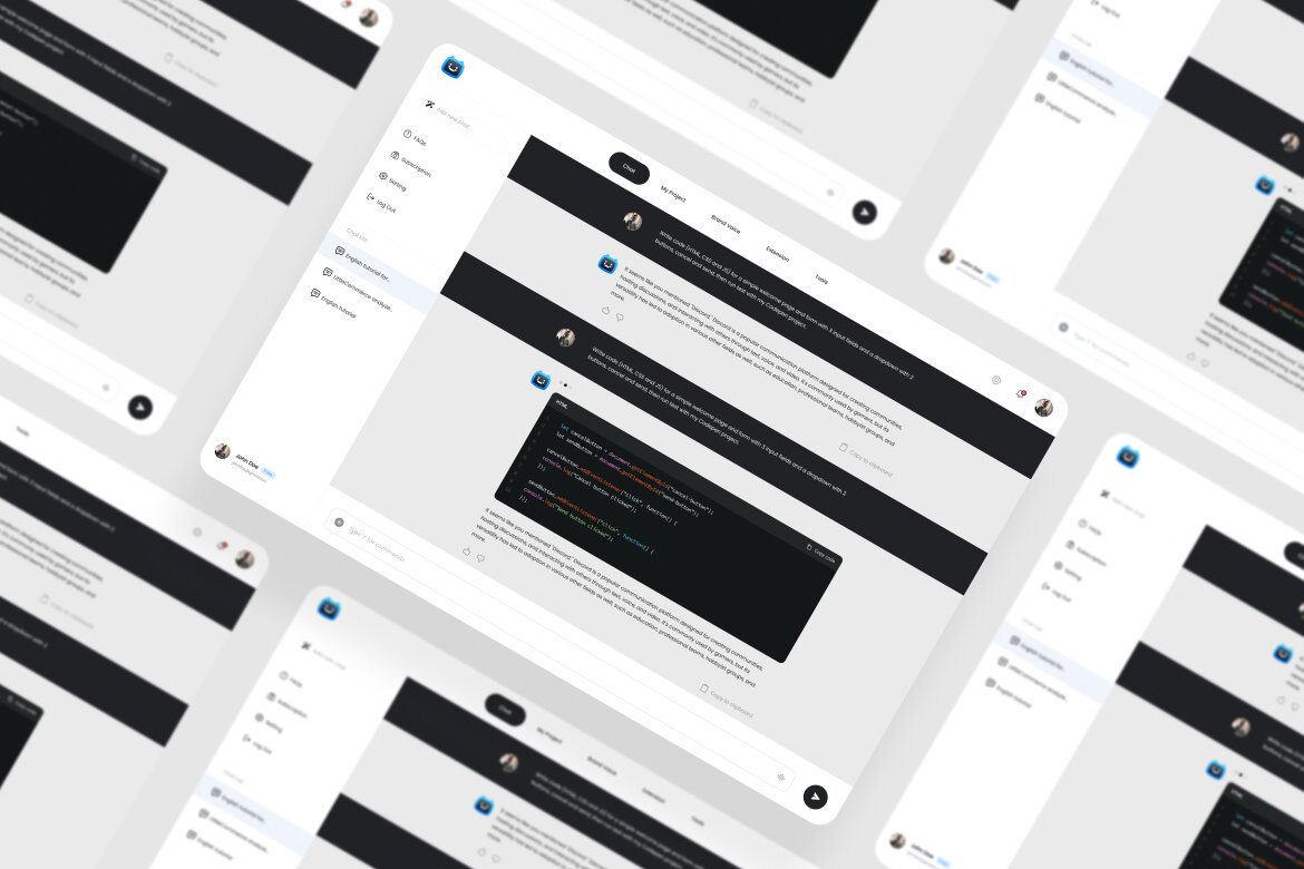 Meowbot Chatbot Dashboard UI Kit | Deeezy