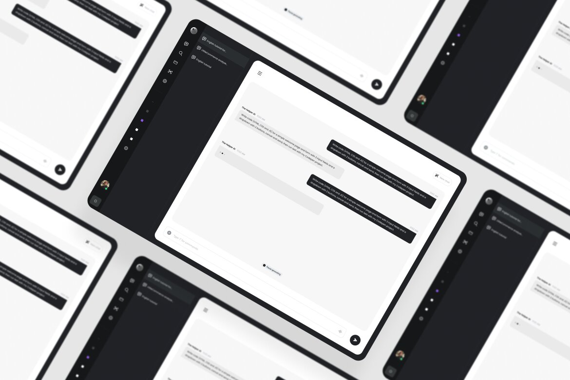 AI Chatbot Dashboard UI Kit | Deeezy