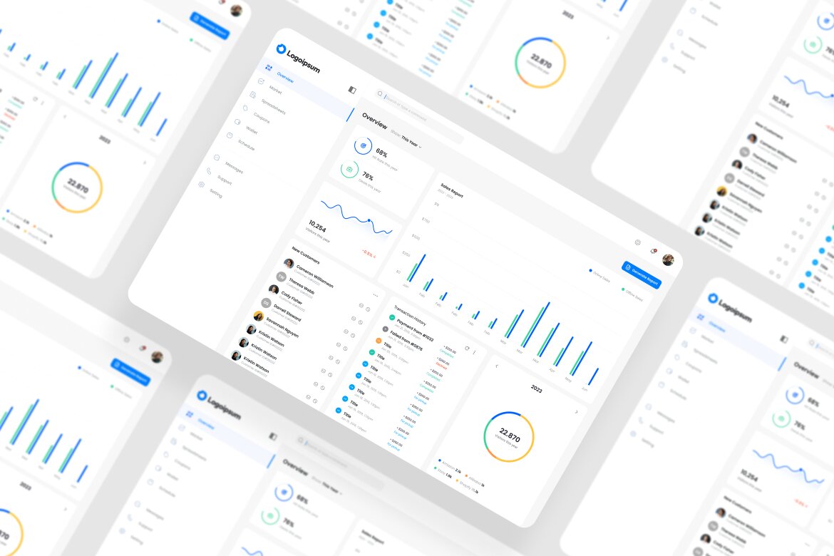 Sale Dashboard UI Kit | Deeezy