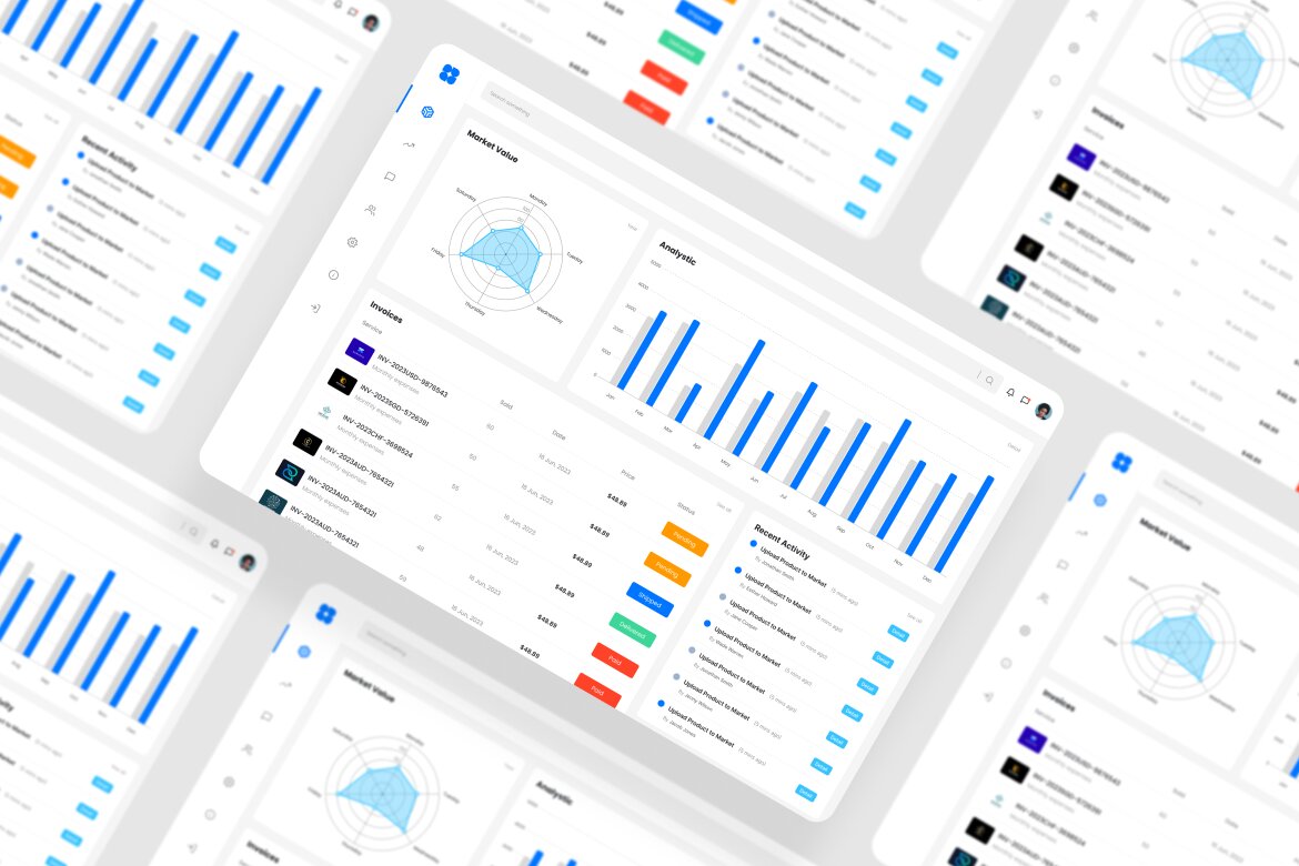 Management Dashboard UI Kit | Deeezy