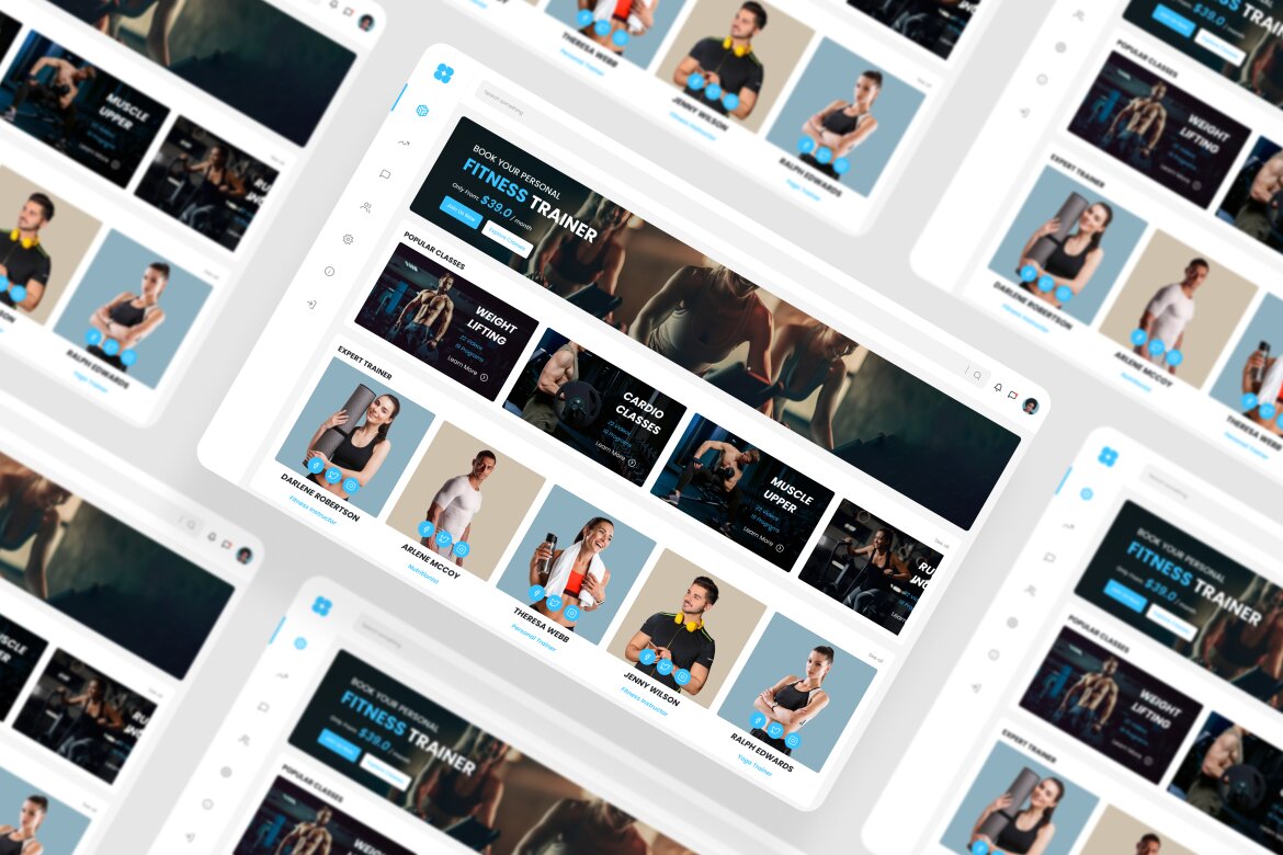 Fitness Dashboard UI Kit | Deeezy