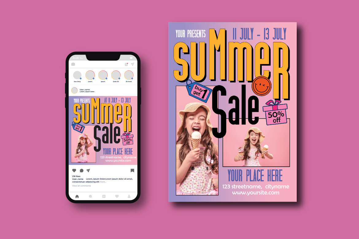 Summer Sale Flyer | Deeezy