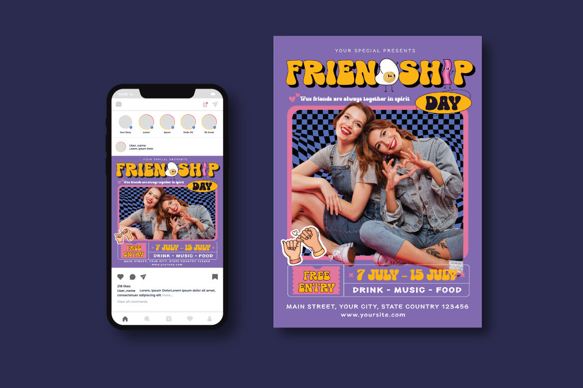 Friendship Day Flyer | Deeezy