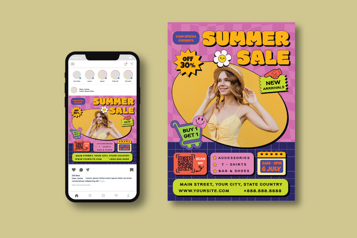 Summer Sale Flyer | Deeezy