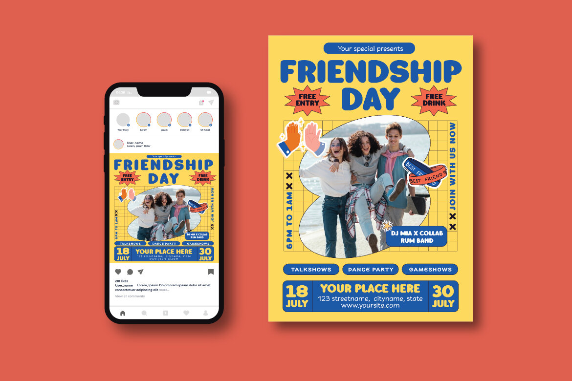 Friendship Day Flyer | Deeezy