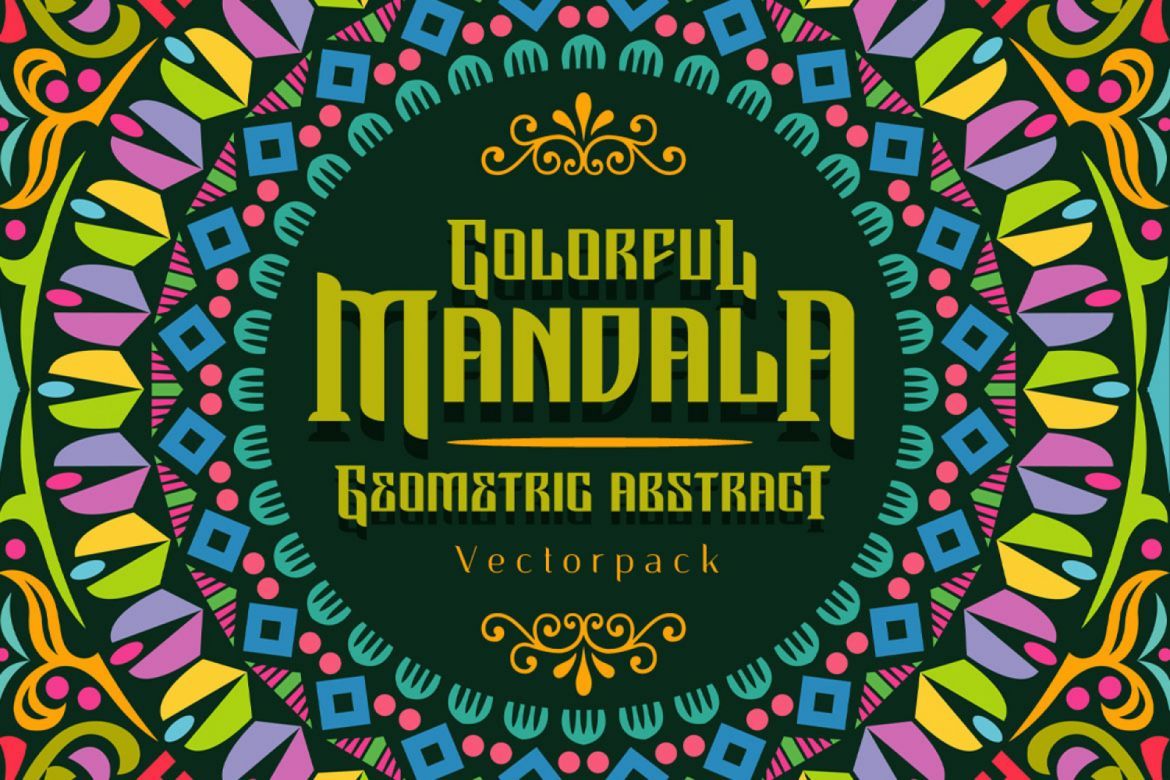 Colorful Mandala Abstract Geometric | Deeezy