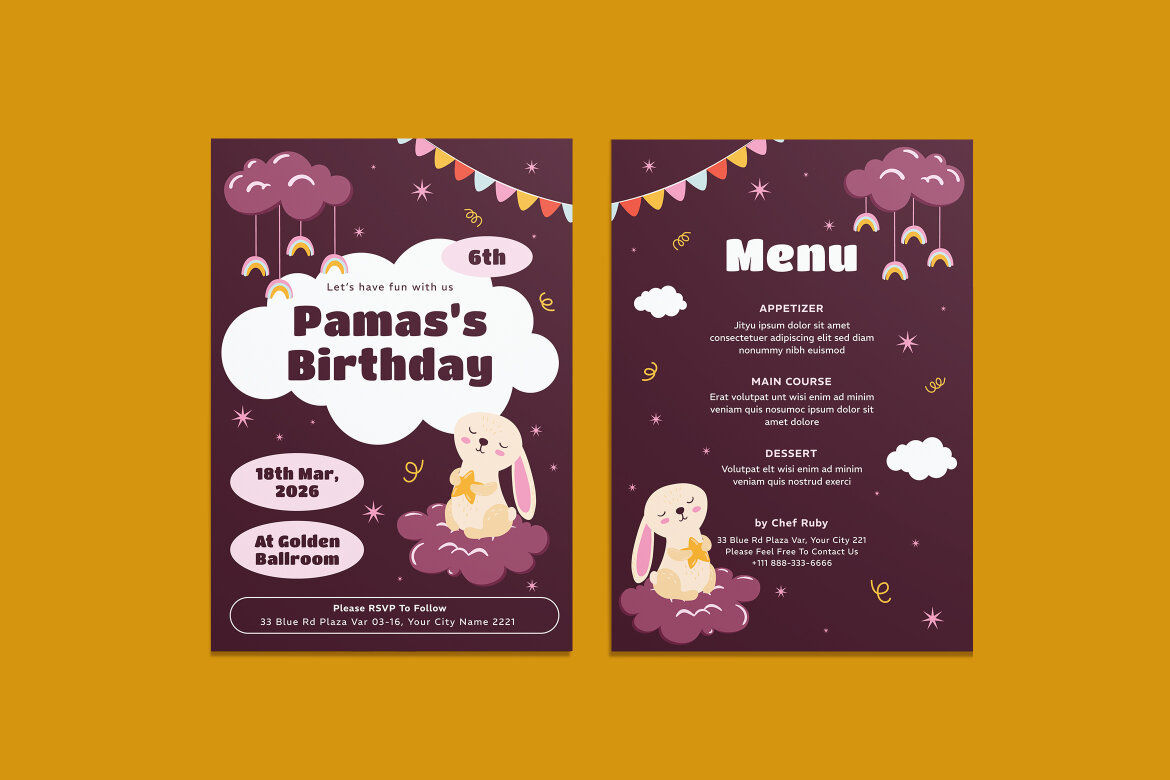 Enchanted Birthday Invitation Template | Deeezy