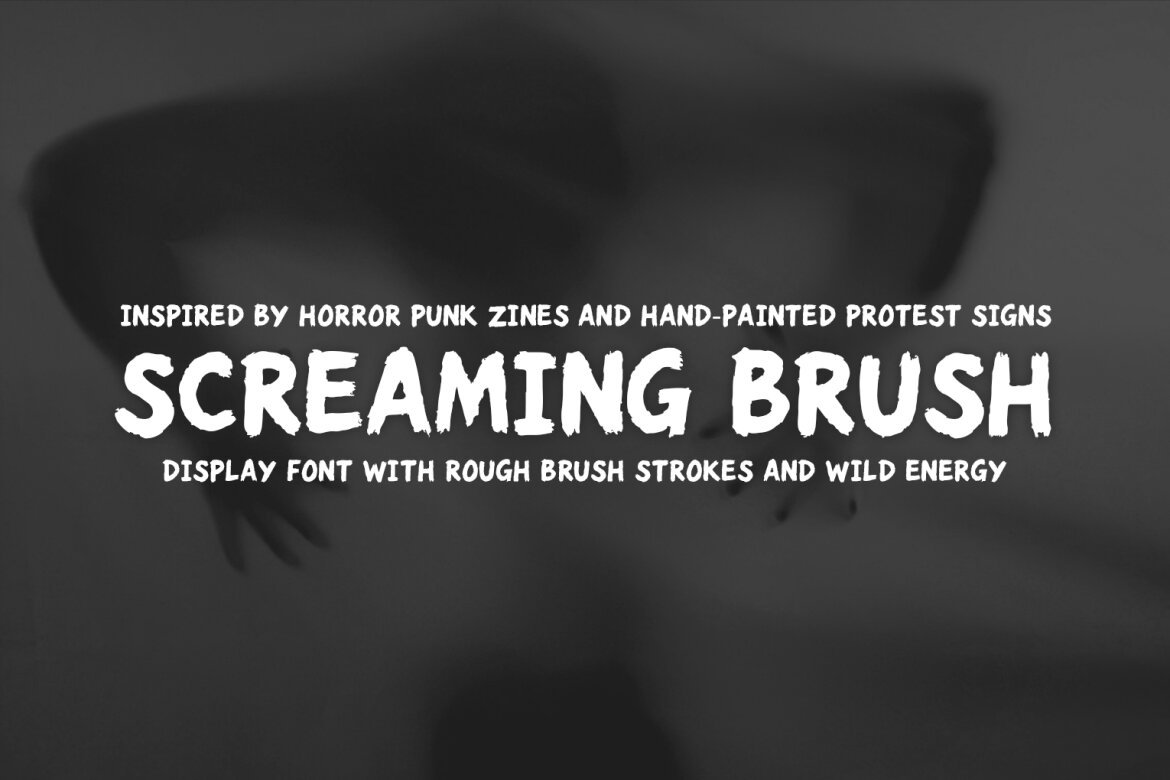 Screaming Brush Font | Deeezy