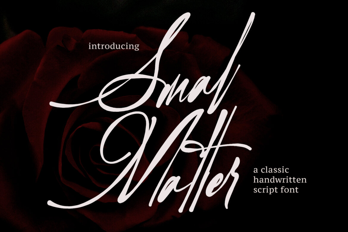Smal Matter Classic Handwritten Script Font | Deeezy