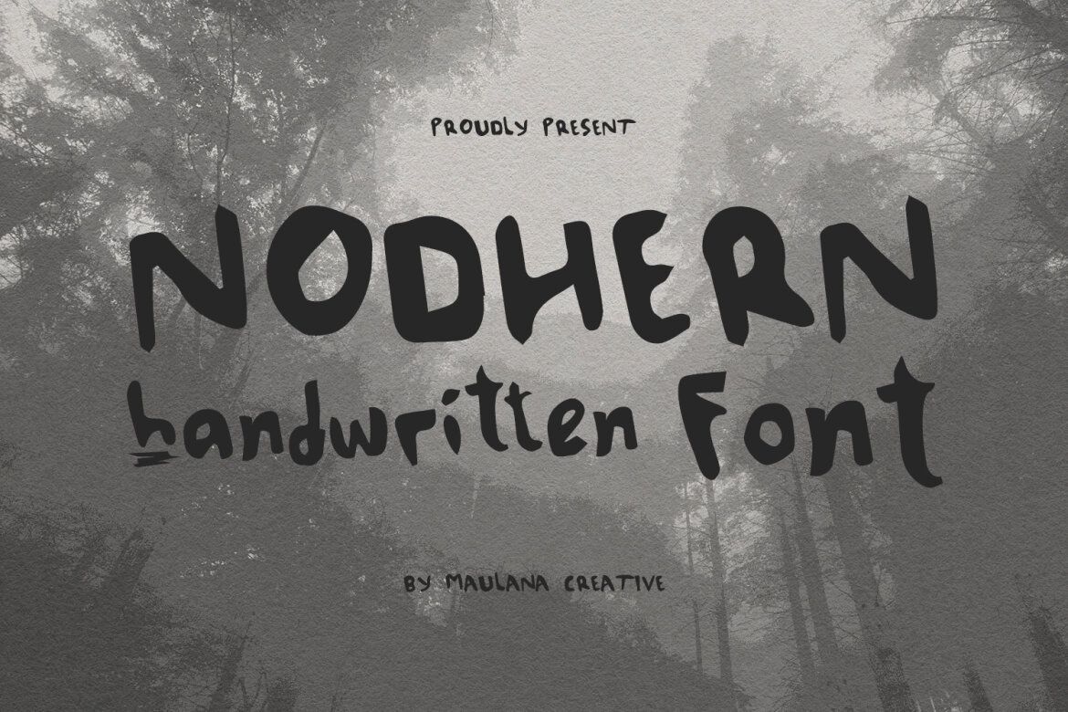 Nodhern Handwritten Font | Deeezy