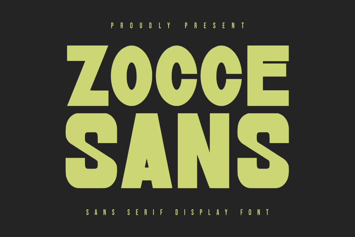 Zocce Sans Serif Display Font | Deeezy