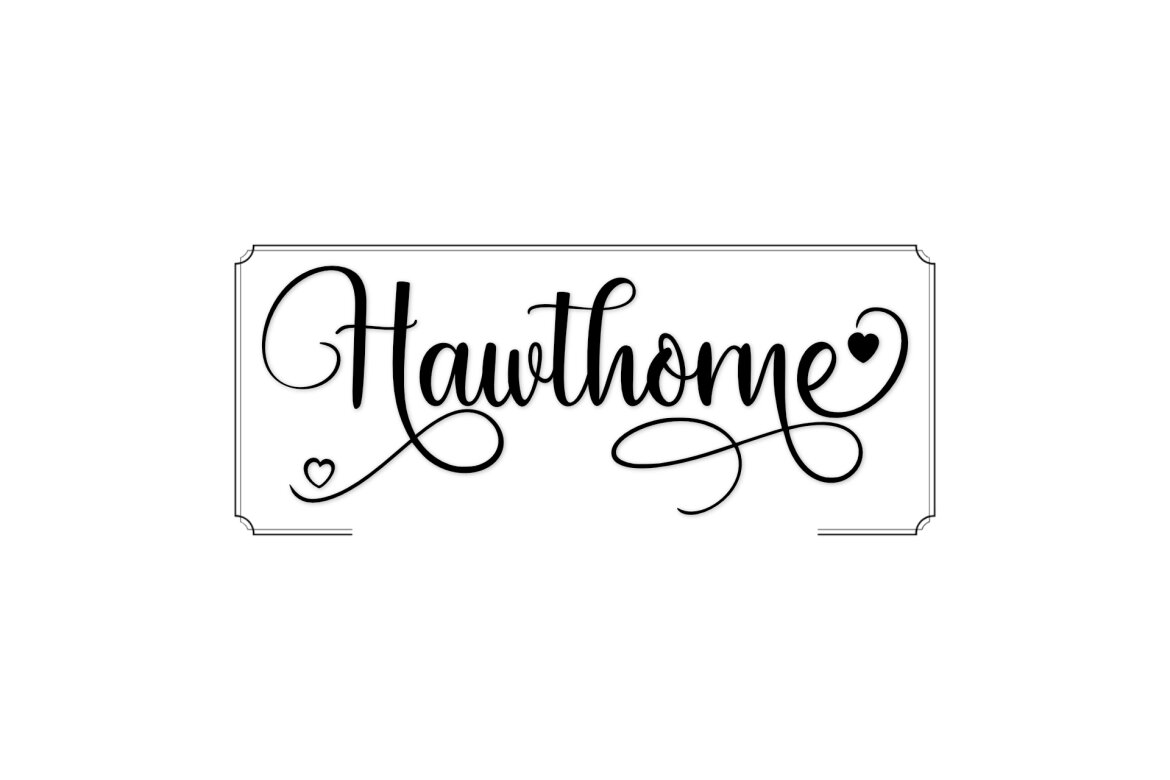 Hawthorne Font | Deeezy