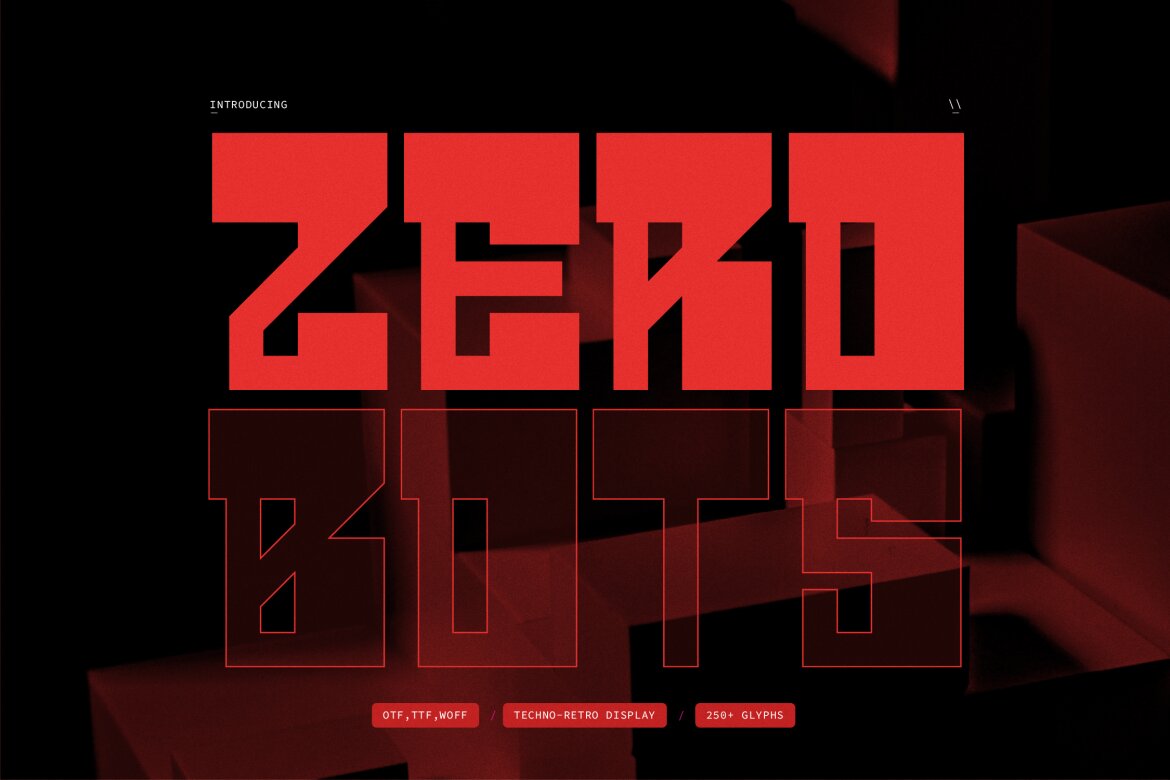 Zero Bots | Techno Retro Display | Deeezy