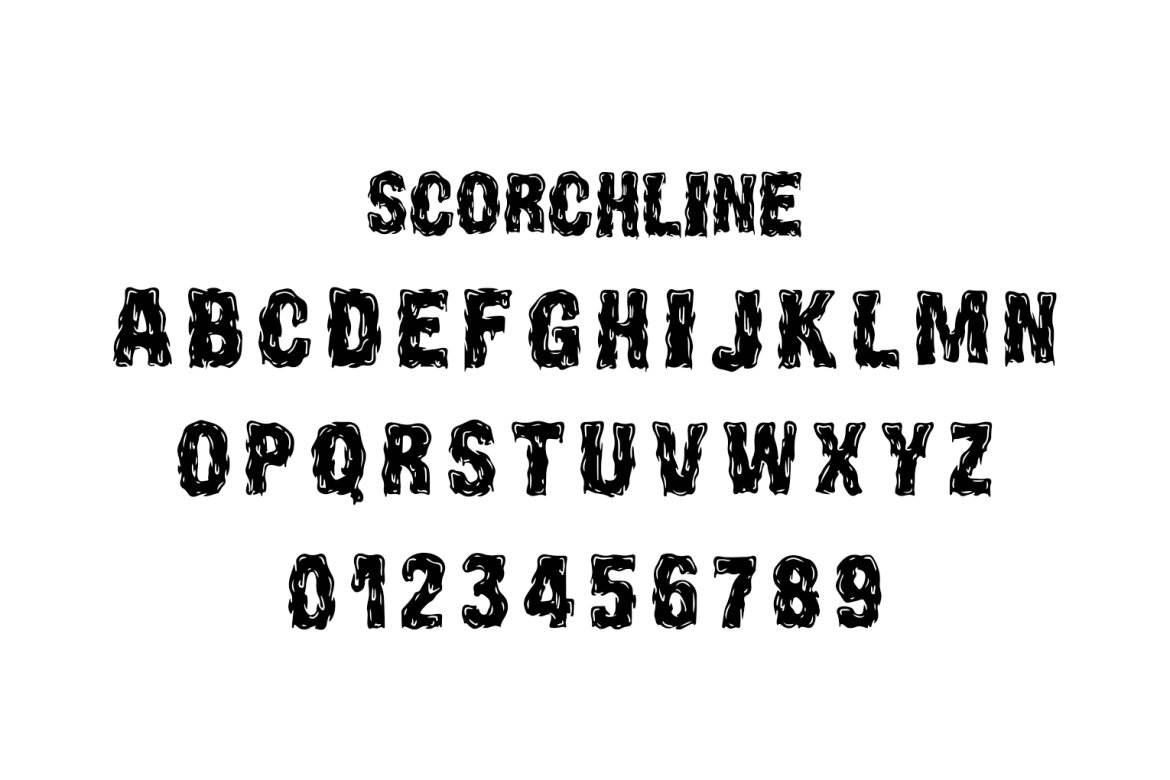 Scorchline Font | Deeezy