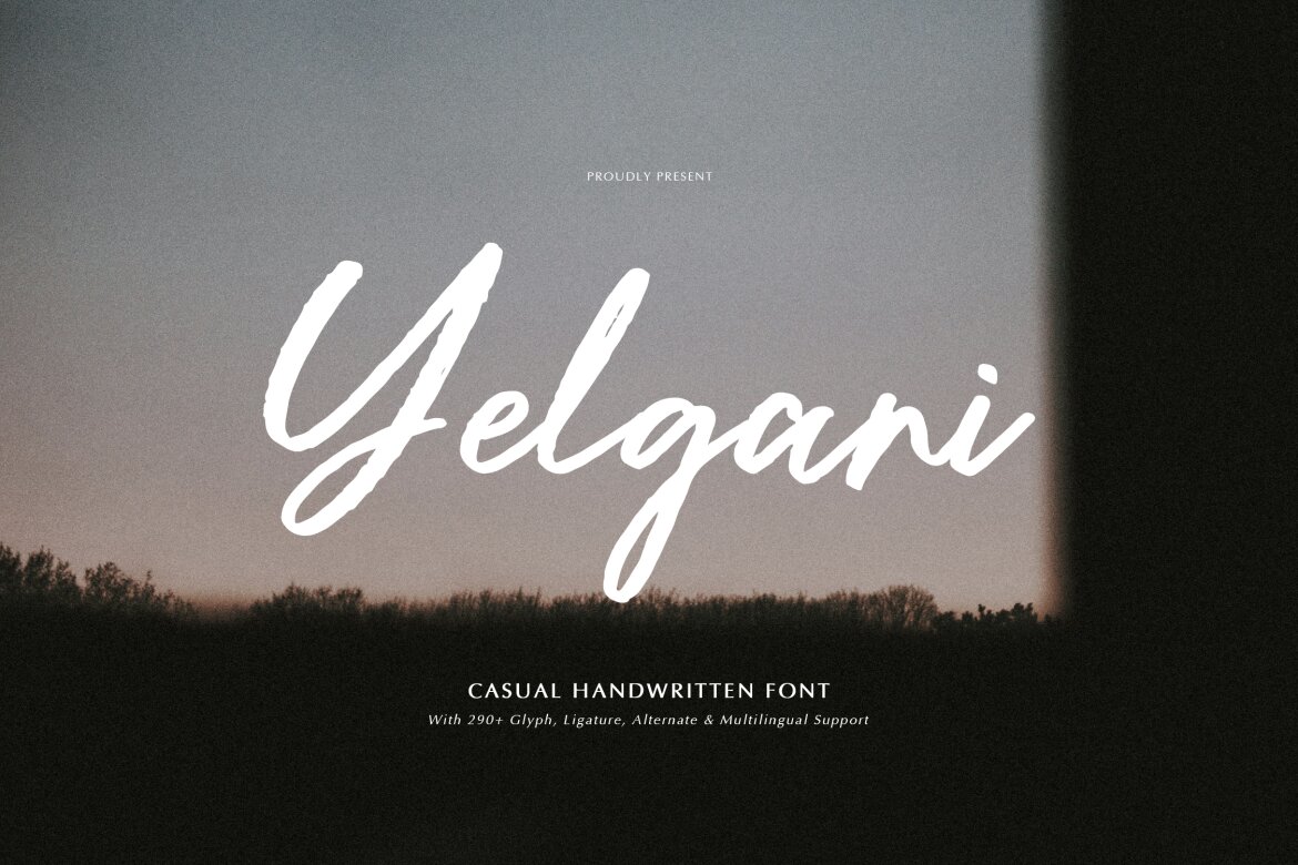 Yelgani | Casual Handwritten Font | Deeezy