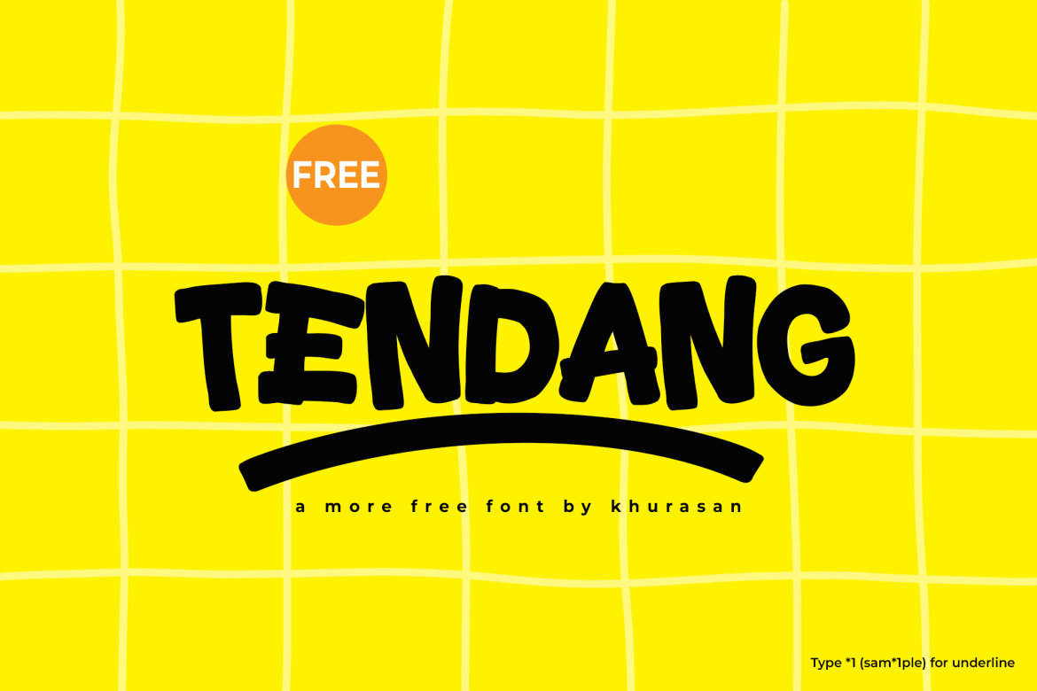 Tendang FREE Font | Deeezy