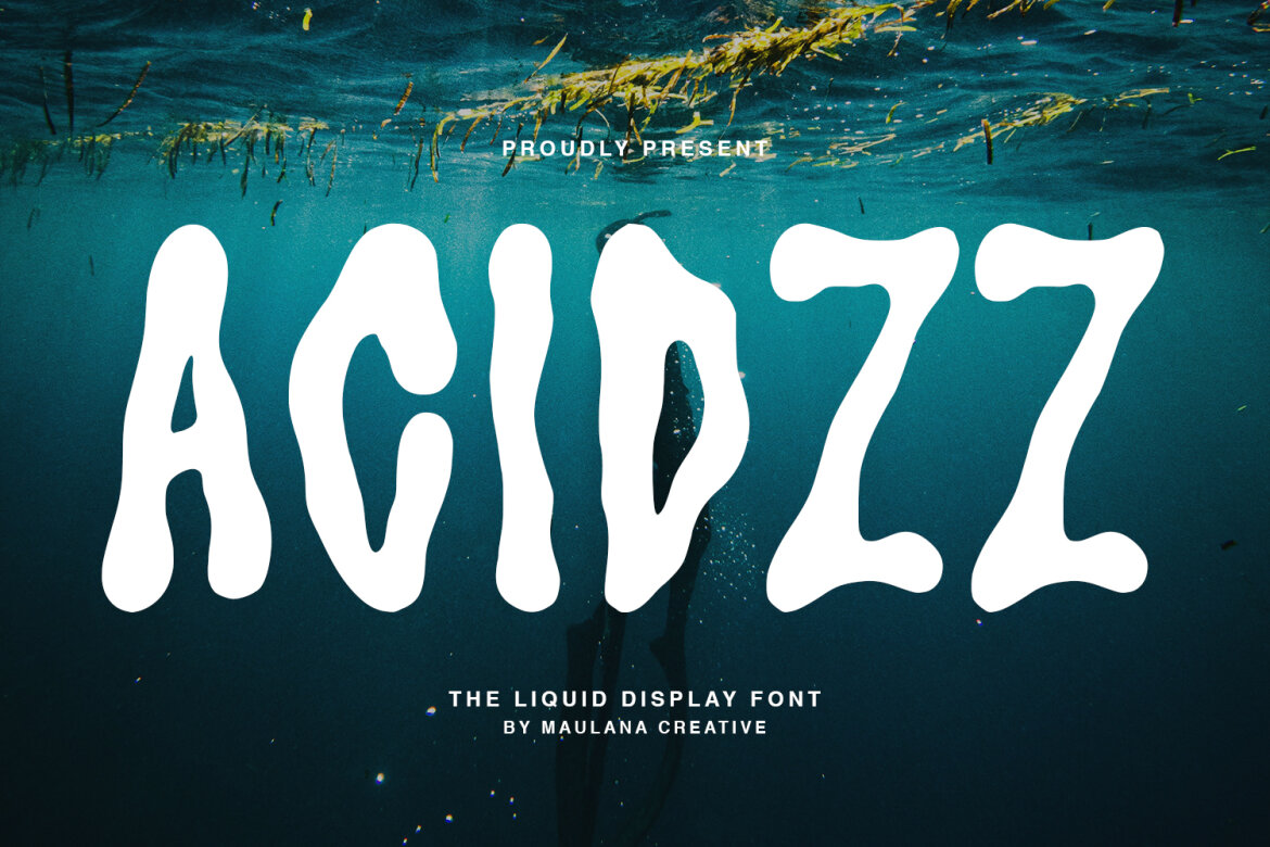 Acidzz Liquid Display FREE Font | Deeezy
