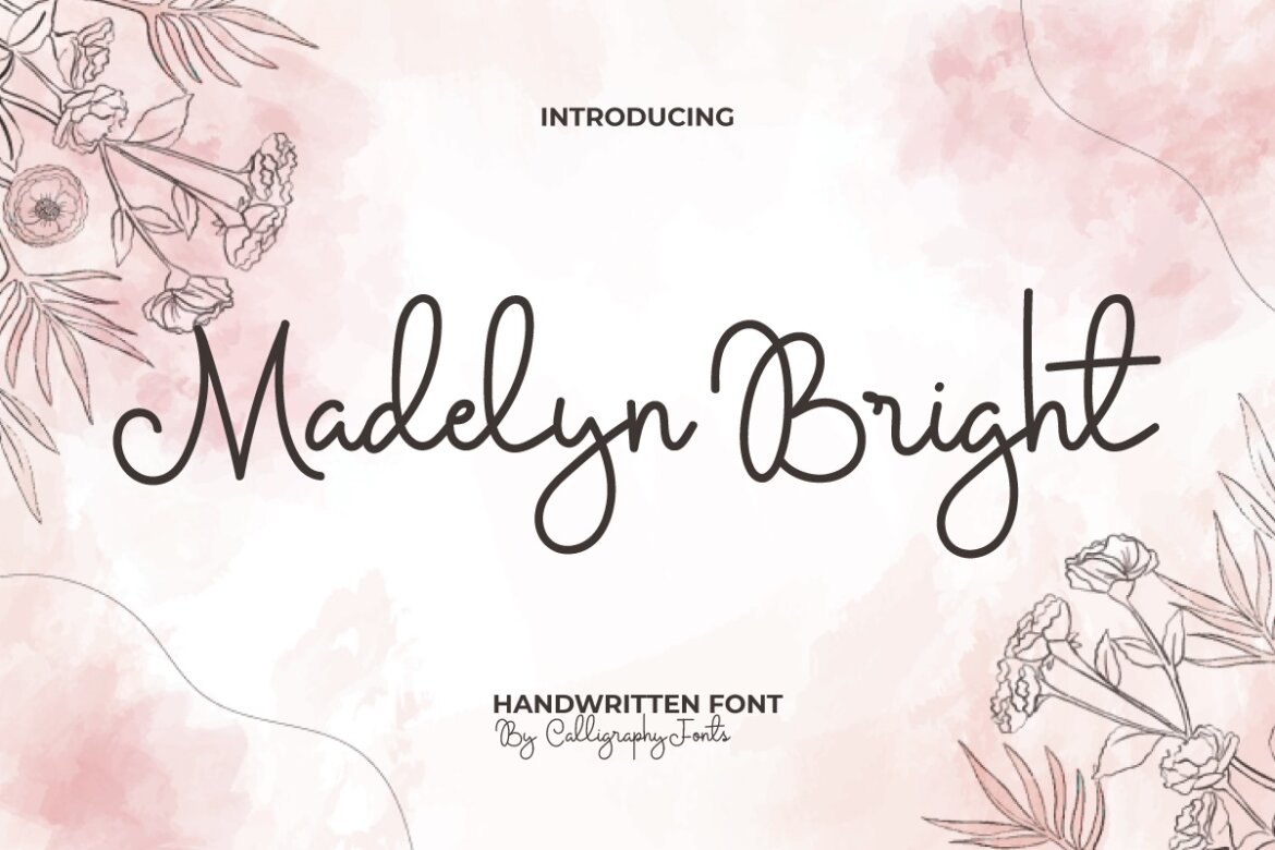 Madelyn Bright FREE Font | Deeezy