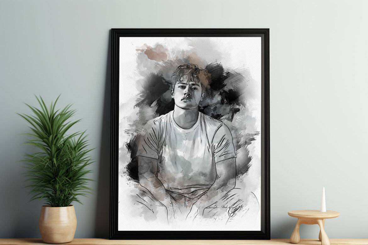 Mixed Watercolor Template | Deeezy