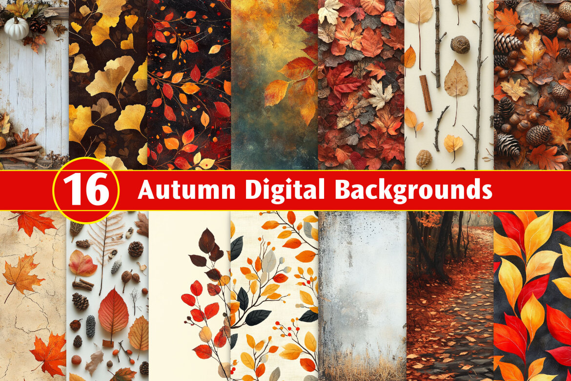 Autumn Digital Backgrounds | Deeezy