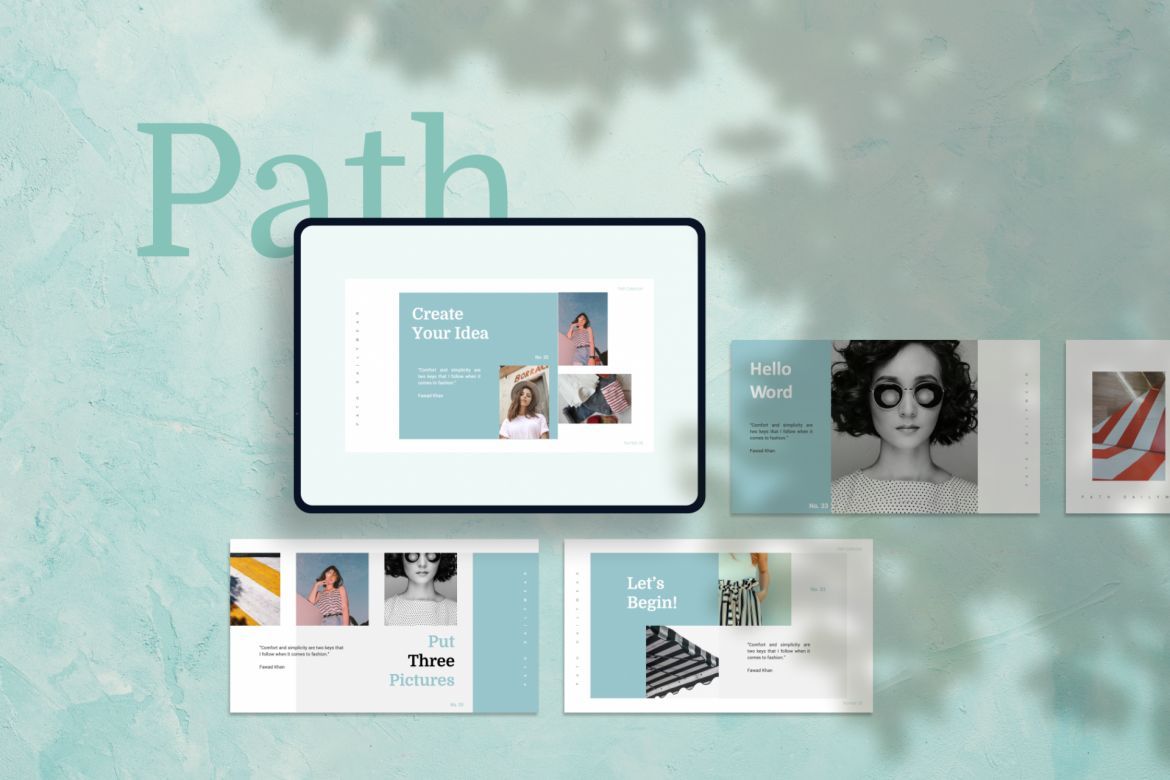 Path Google Slide Template | Deeezy