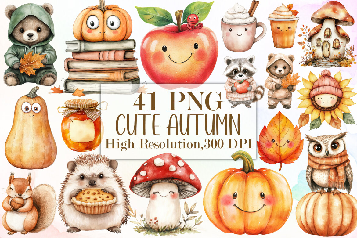 Cute Autumn Sublimation Png | Deeezy