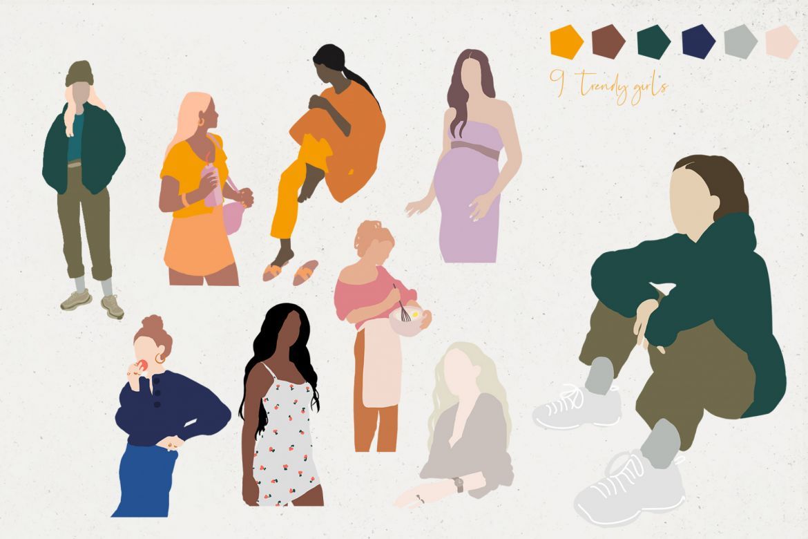 Minimalistic trendy girls | Deeezy