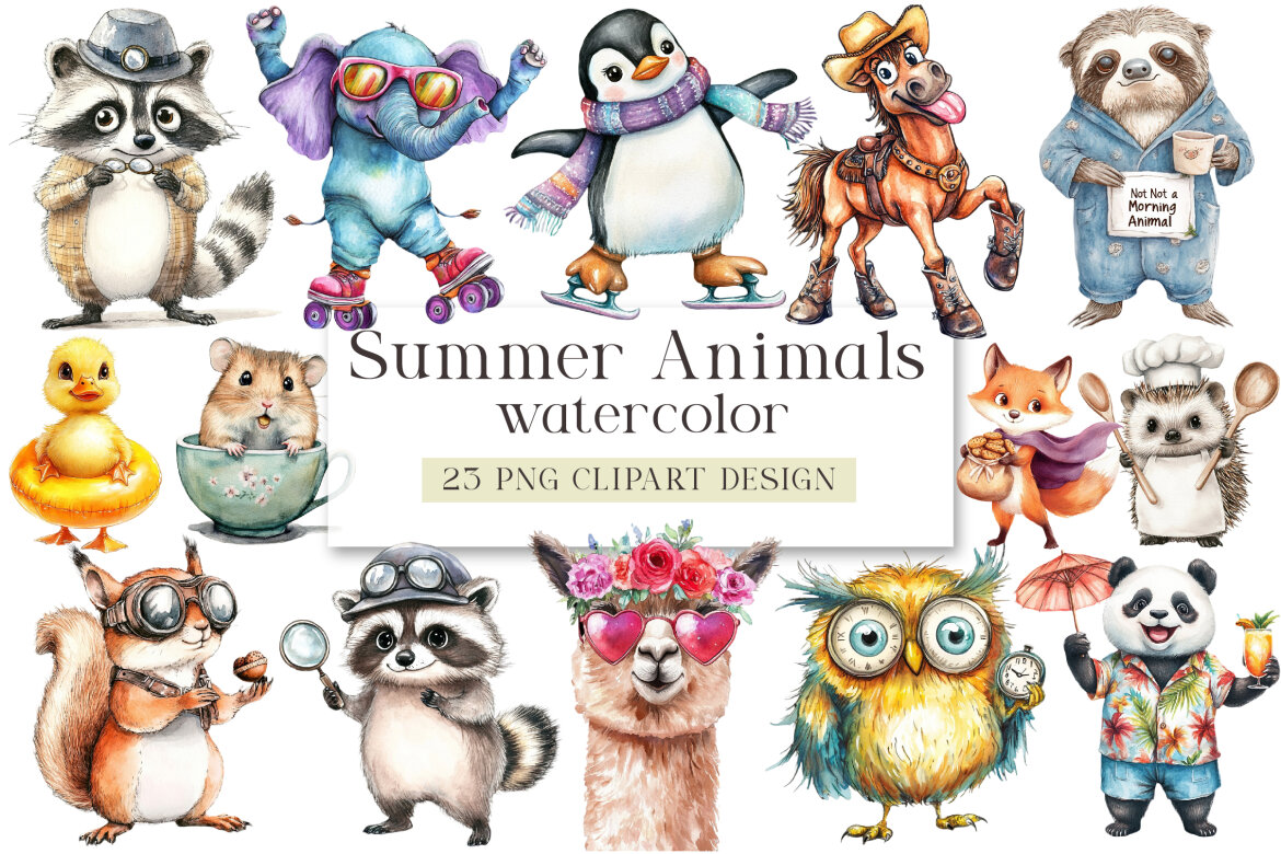 summer animals Clipart | Deeezy