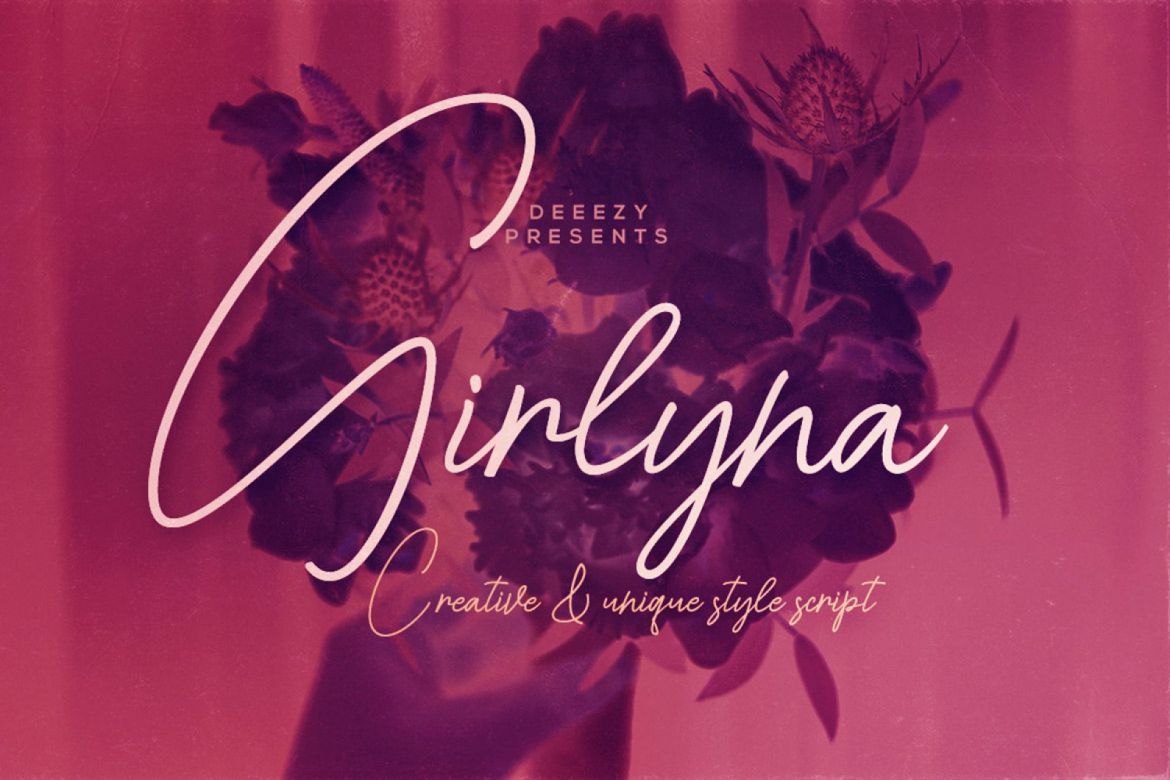 Girlyna Script Font | Deeezy Girlyna Script Font | Deeezy