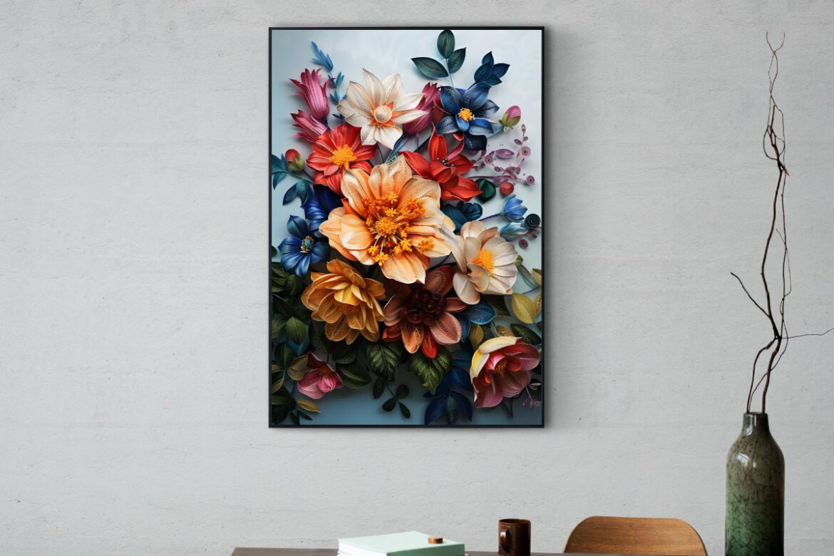 3d Flower Poster | Deeezy