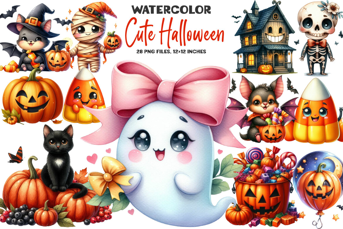 Cute Halloween Clipart | Deeezy