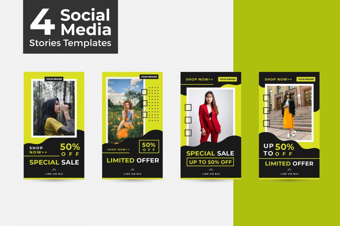 Instagram Social Media Stories Templates Pack Vol 15 | Deeezy