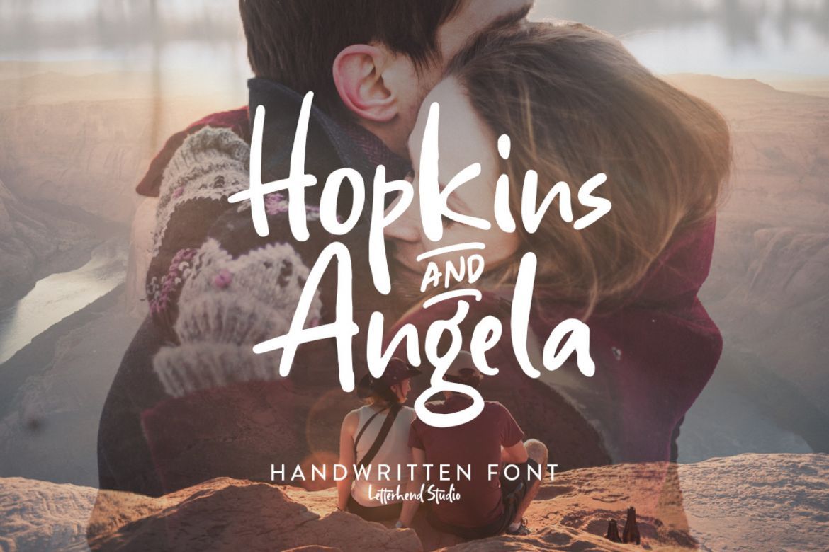 Hopkins Angela - Handwritten Font | Deeezy