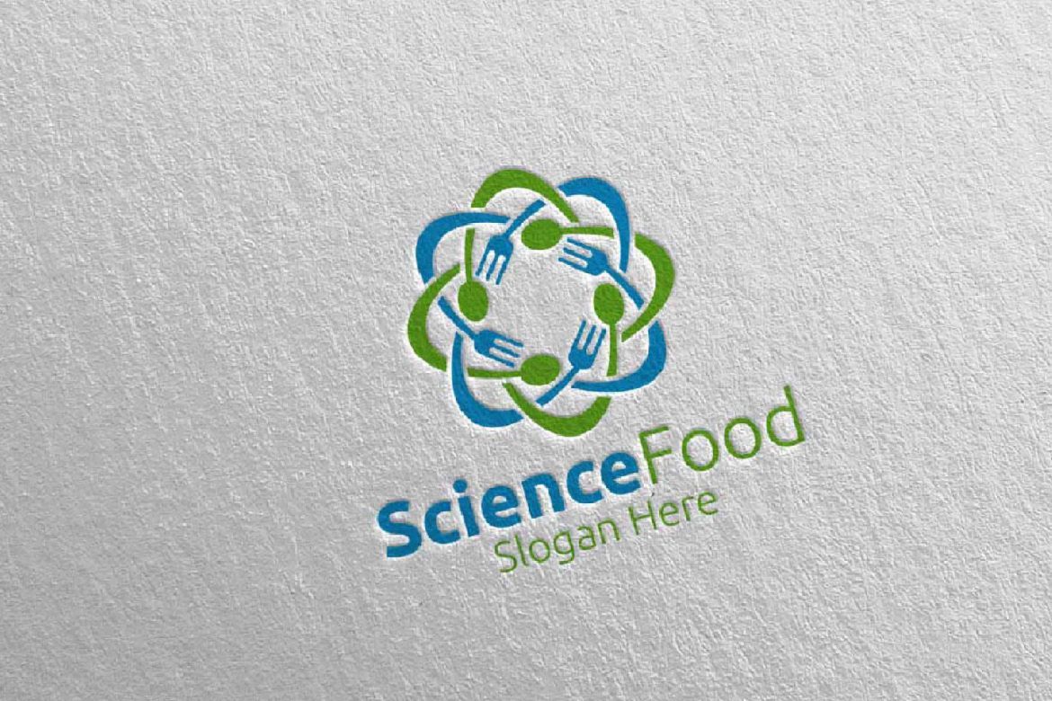 Science Food Logo for Restaurant or Cafe 59 | Deeezy