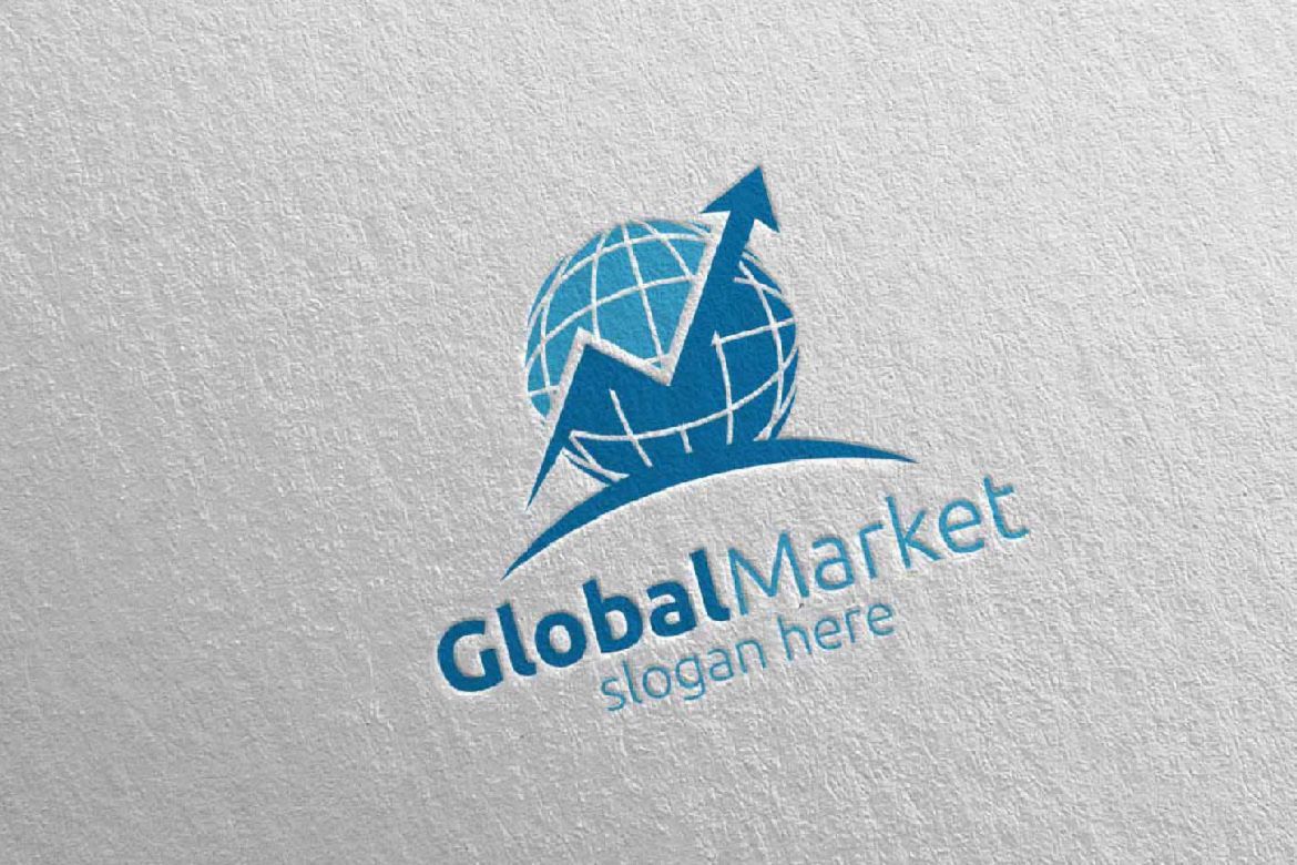 Global Marketing Financial Advisor Logo Design Template 10 | Deeezy
