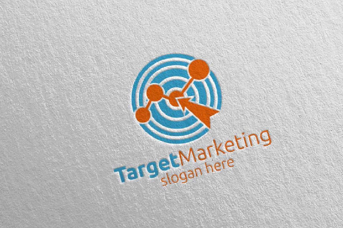 Target Marketing Financial Advisor Logo Design 50 | Deeezy